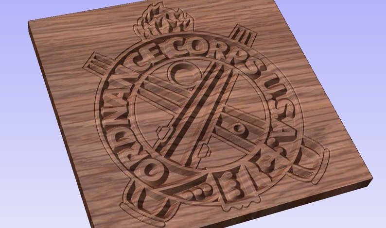 US Army Ordnance Corps Regimental Crest Vector Files, Dxf Eps Svg Ai ...