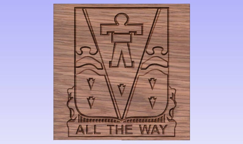 US Army 509th Infantry Regiment Unit Crest Vector Files Dxf | Etsy