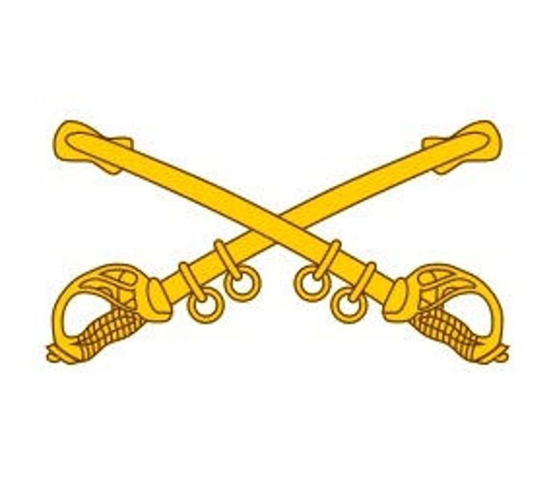 US Army Cavalry Branch Insignia Vector Files, Dxf Eps Svg Ai Crv - Etsy