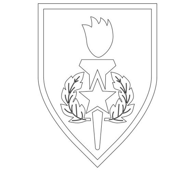 US Army Sergenats Major Academy Patch Vector Files Dxf Eps - Etsy