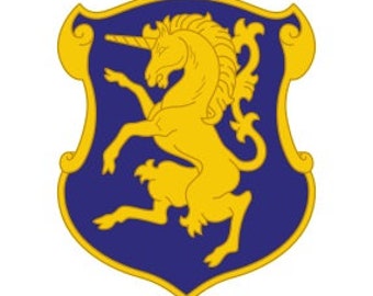 US Army 8th Cavalry Regiment Unit Crest Vector Files Dxf Eps | Etsy