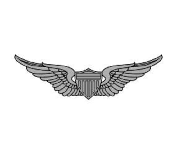 US Army Basic Aviator Badge Vector Files Dxf Eps Svg Ai Crv - Etsy ...