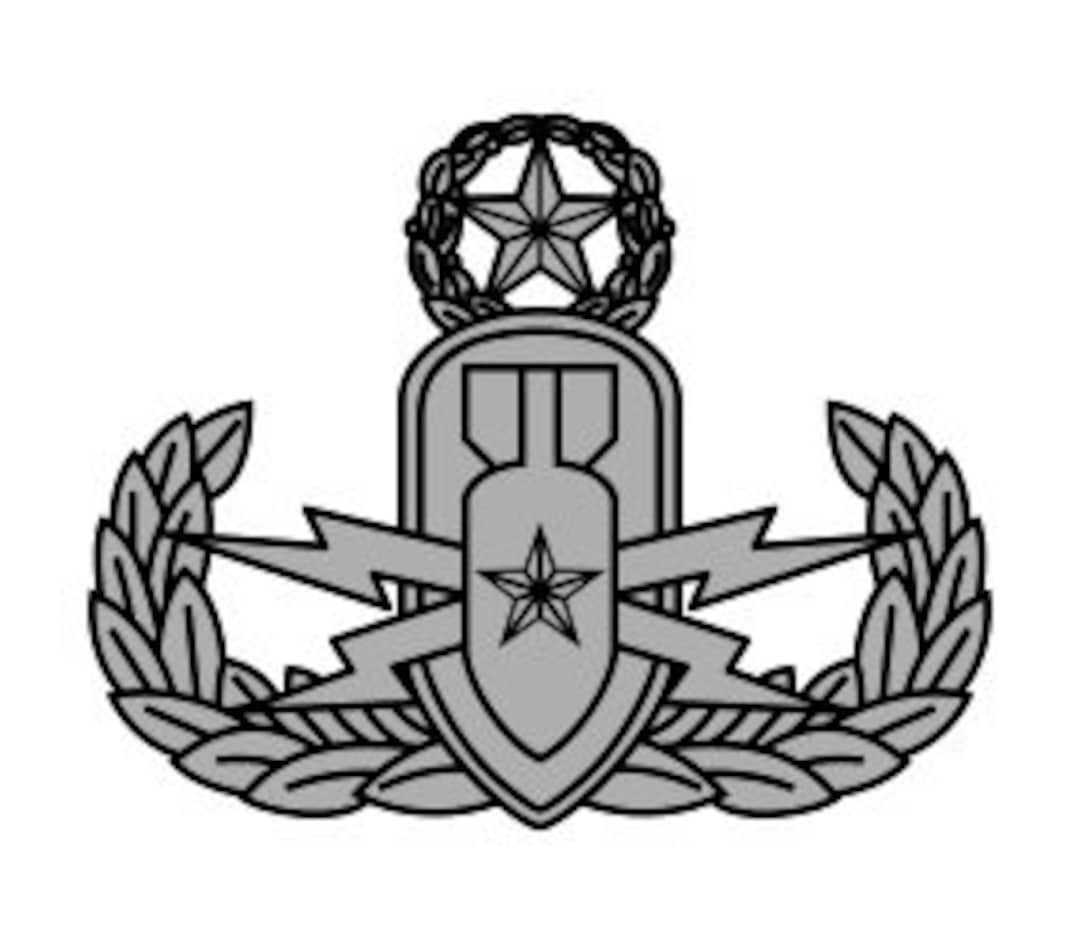 US Army Master Explosive Ordnance Disposal Badge Vector Files, Dxf Eps ...