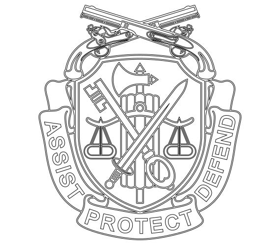 US Army Military Police Regimental Crest Vector Files, Dxf Eps Svg Ai ...