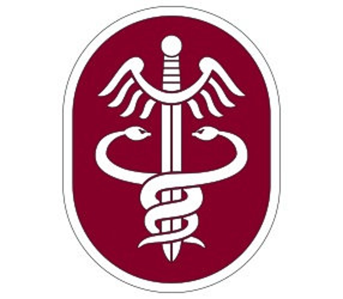 US Army Medical Command Patch Vector Files Dxf Eps Svg Ai Crv - Etsy