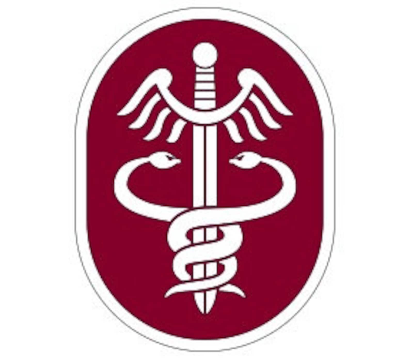 US Army Medical Command Patch Vector Files Dxf Eps Svg Ai Crv - Etsy
