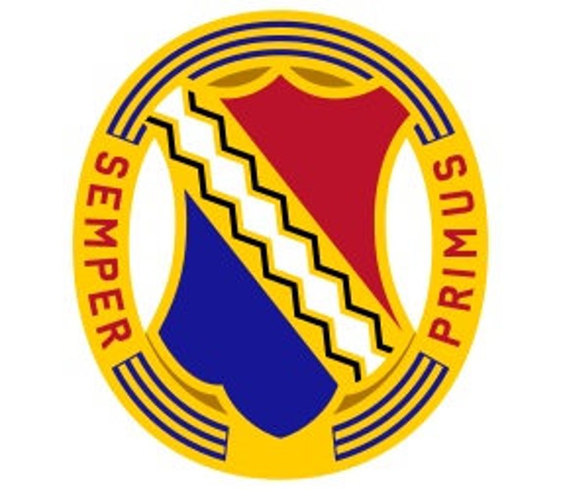 US Army Unit Crest 1st Infantry Regiment Vector Files Dxf Eps - Etsy