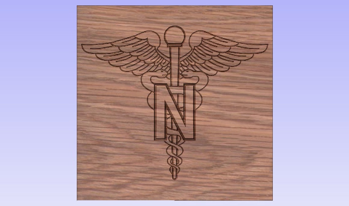 US Army Nurse Corps Branch Insignia Vector Files Dxf Eps Svg - Etsy