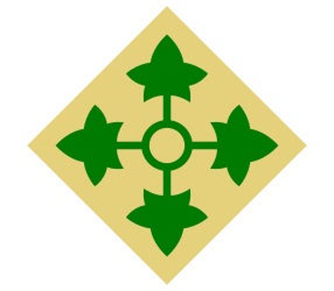 US Army 4th Infantry Division Patch Vector Files, Dxf Eps Svg Ai Crv - Etsy