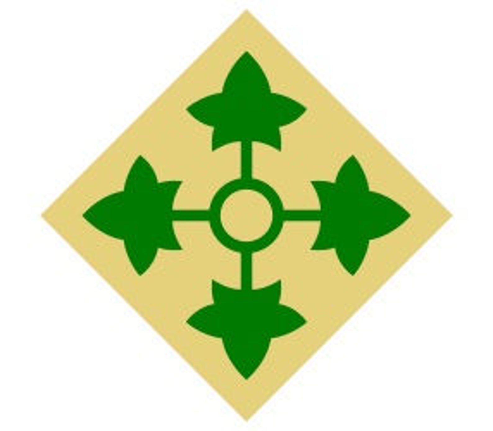 US Army 4th Infantry Division Patch Vector Files Dxf Eps Svg | Etsy