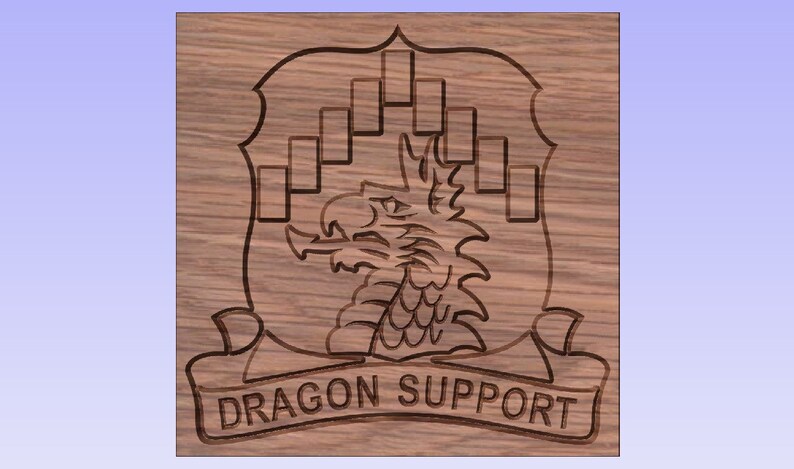 US Army 601st Aviation Support Battalion Unit Crest Vector Files, Dxf ...