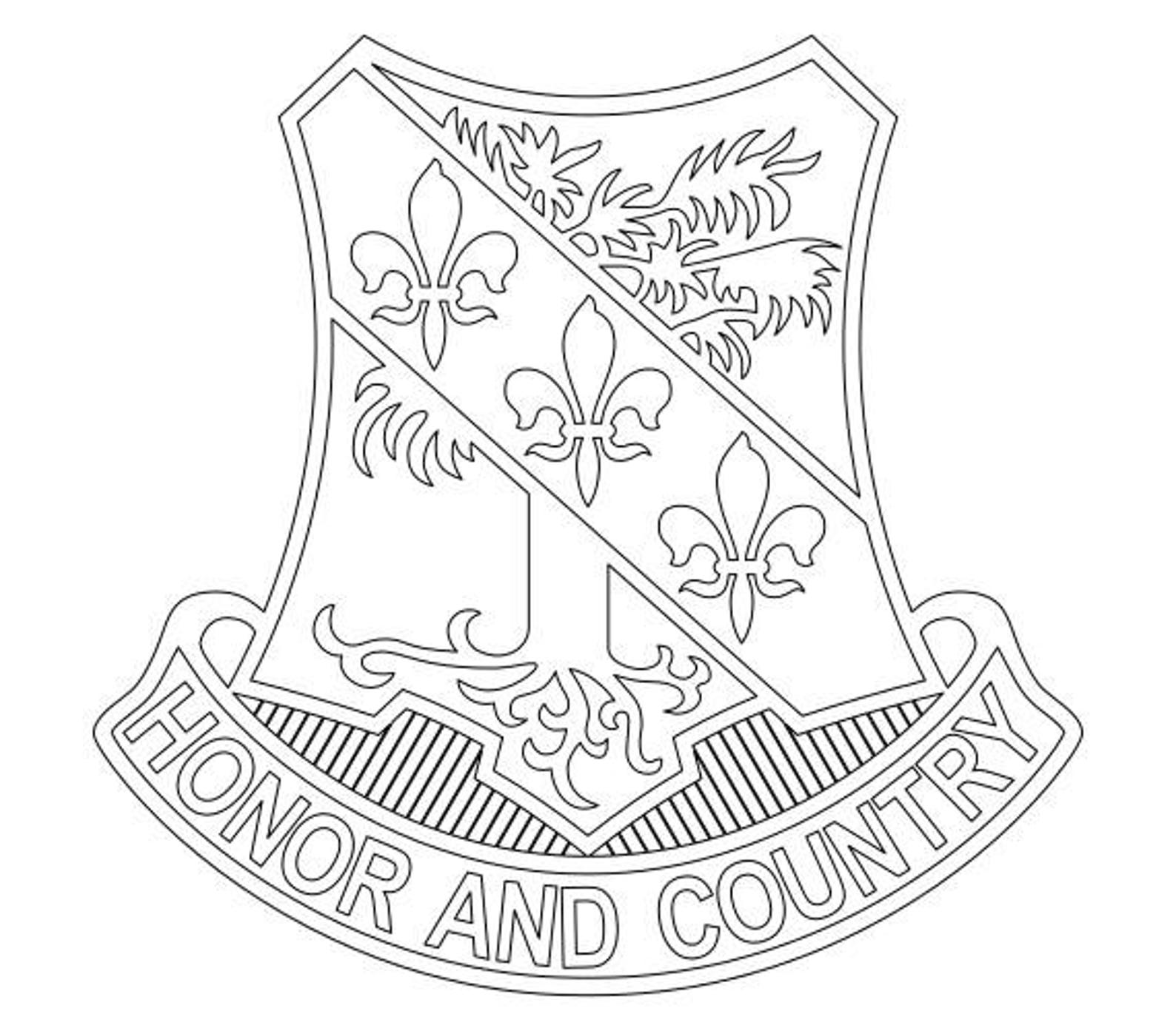 US Army 327th Infantry Regiment Unit Crest Vector Files Dxf - Etsy