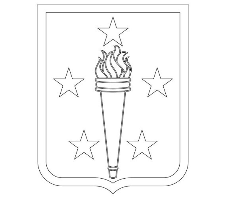 US Army Sustainment Center of Excellence Patch Vector Files, Dxf Eps ...