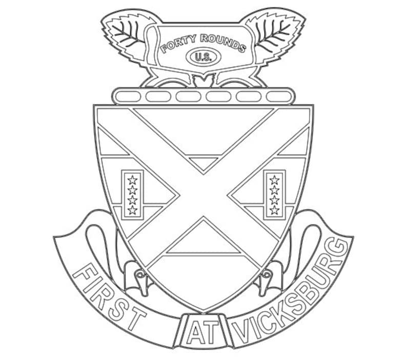 US Army 13th Infantry Regiment Unit Crest Vector Files Dxf - Etsy