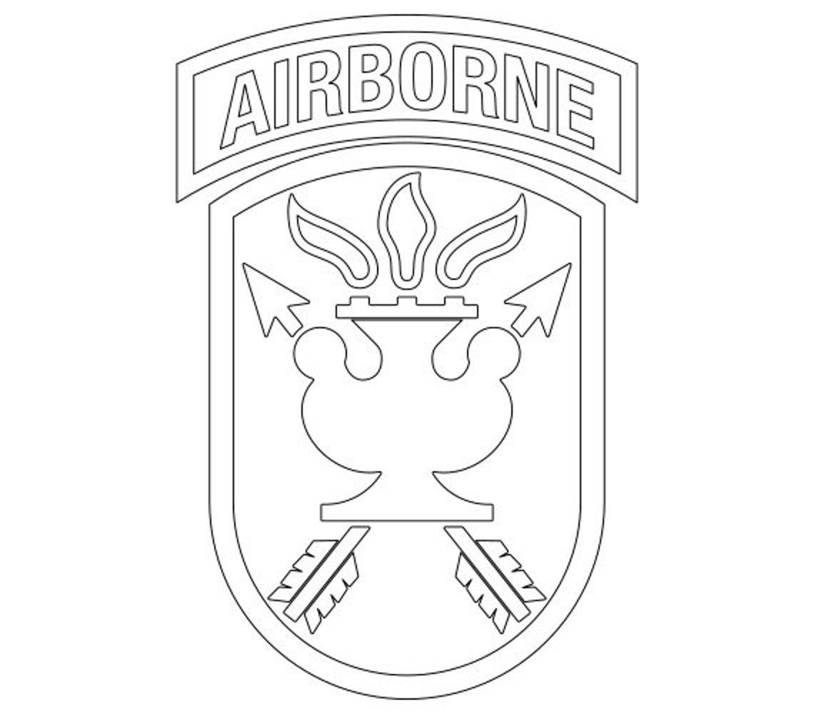 US Army John F Kennedy Special Warfare Center and School Patch - Etsy ...