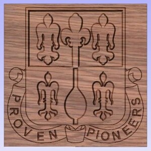 US Army 299th Brigade Engineer Battalion Unit Crest Vector Files, Dxf ...