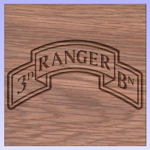 US Army 3rd Ranger Battalion Patch Vector Files, Dxf Eps Svg Ai Crv - Etsy