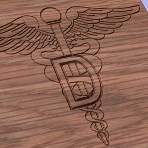 US Army Dental Corps Branch Insignia Vector Files, Dxf Eps Svg Ai Crv ...