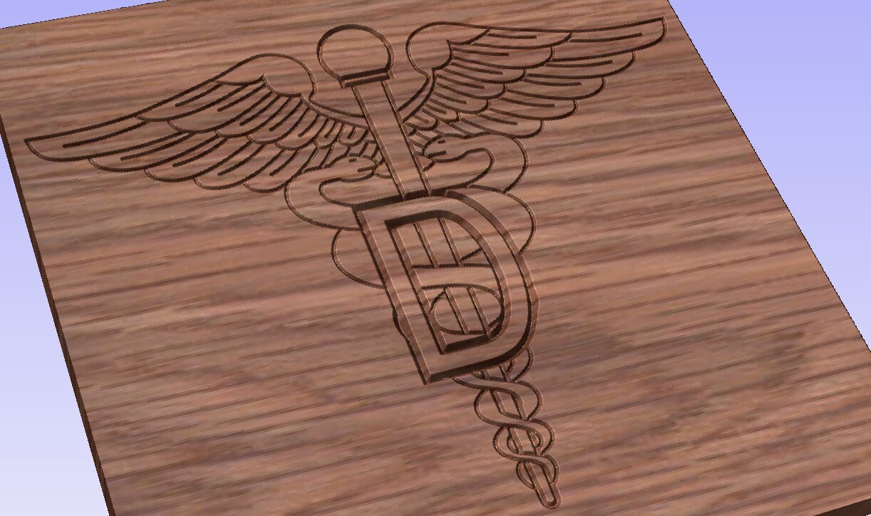 US Army Dental Corps Branch Insignia Vector Files Dxf Eps Svg - Etsy