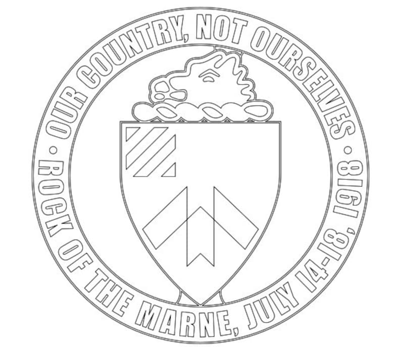 US Army 30th Infantry Regiment Unit Crest Vector Files Dxf - Etsy