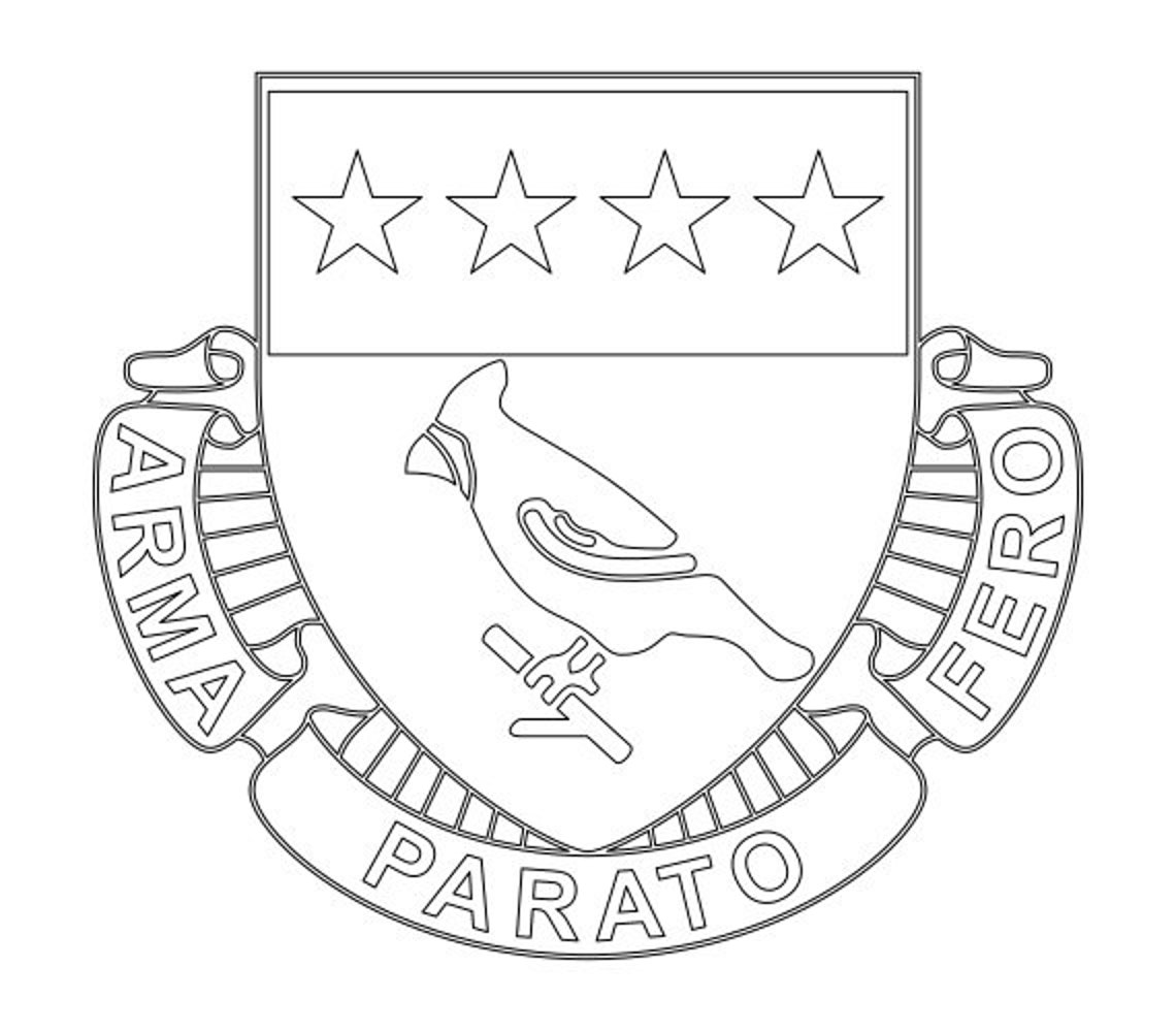 US Army 138th Field Artillery Regiment Unit Crest Vector | Etsy