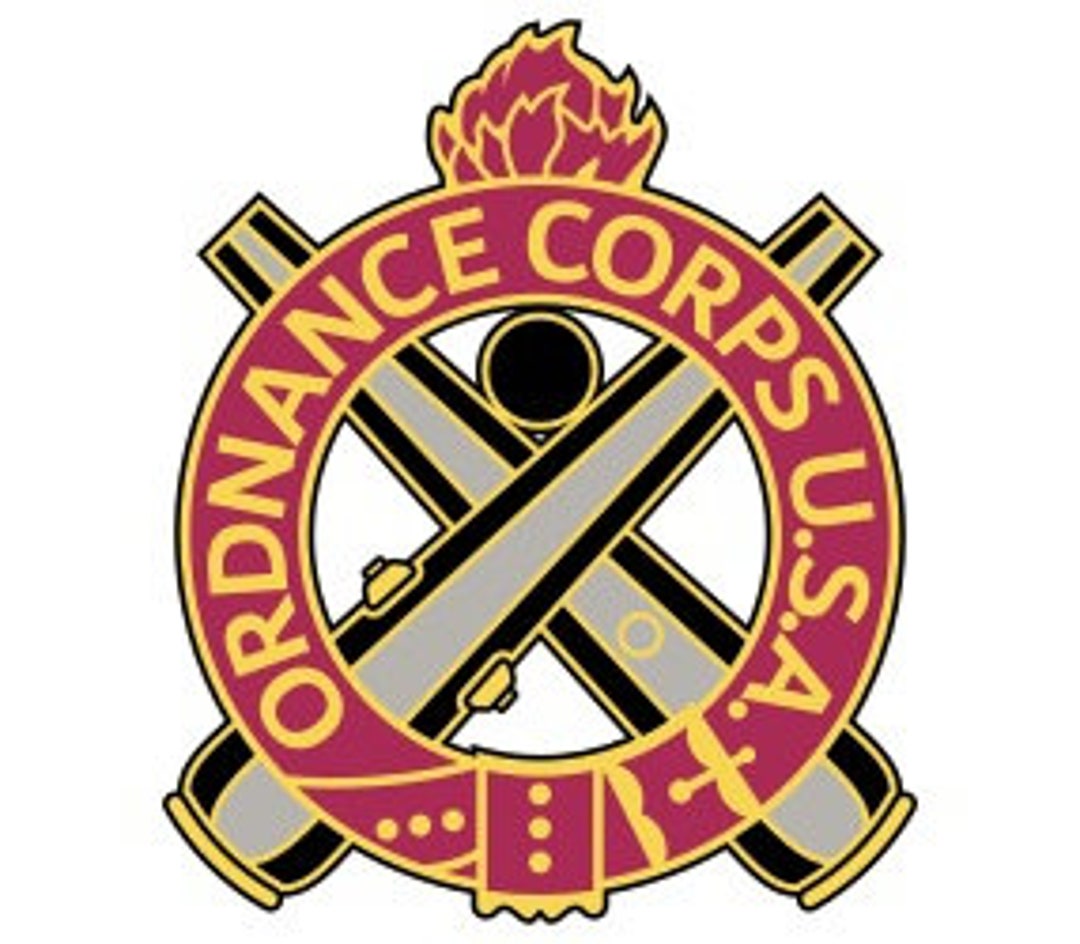 US Army Ordnance Corps Regimental Crest Vector Files, Dxf Eps Svg Ai ...