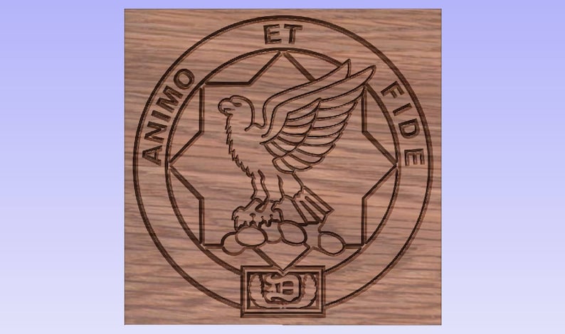 US Army 1st Cavalry Regiment Unit Crest Vector Files Dxf Eps - Etsy