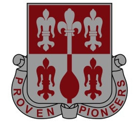 US Army 299th Engineer Battalion Unit Crest Vector Files Dxf | Etsy