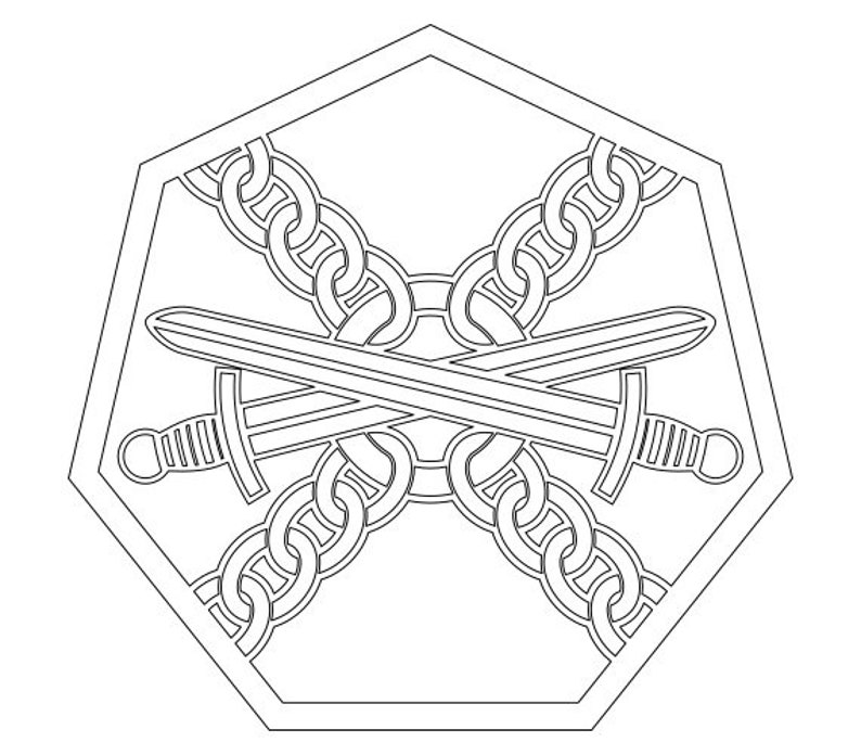 US Army Installation Management Command Patch Vector Files, Dxf Eps Svg ...