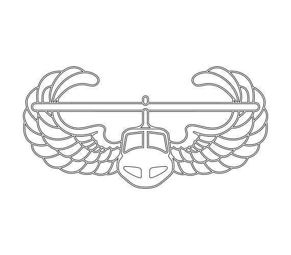 Air Assault Wings Clipart