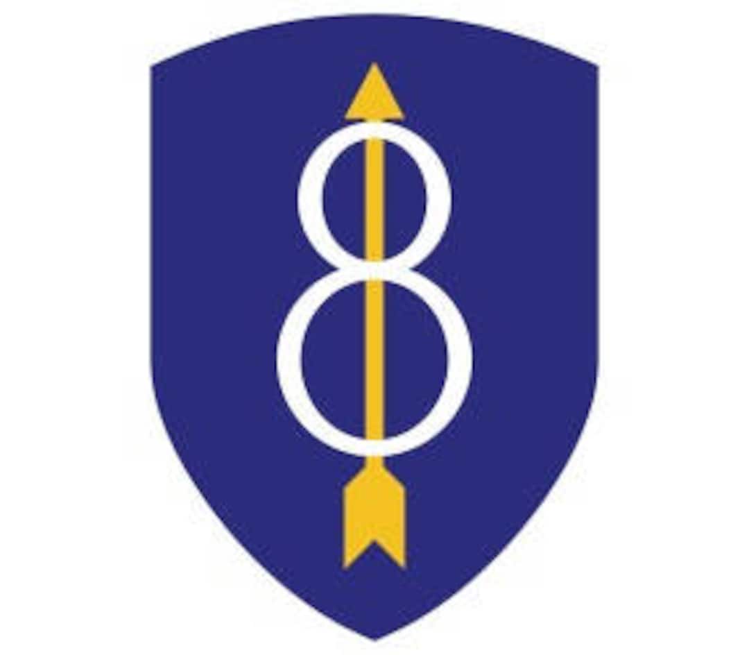 US Army 8th Infantry Division Patch Vector Files, Dxf Eps Svg Ai Crv - Etsy
