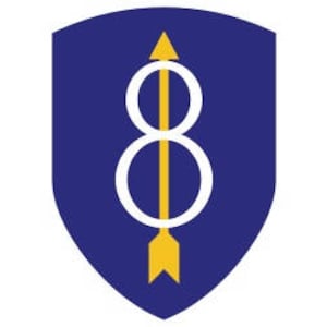 US Army 8th Infantry Division Patch Vector Files, Dxf Eps Svg Ai Crv - Etsy