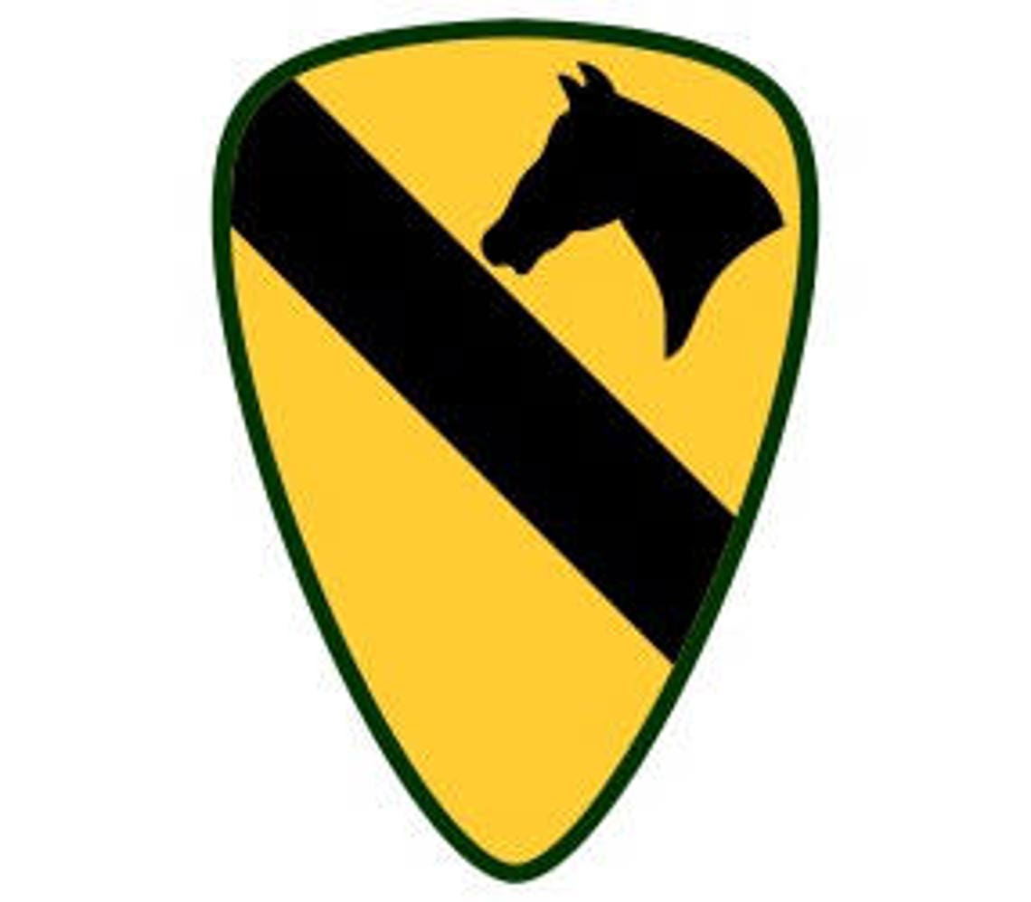 US Army 1st Cavalry Division Patch Vector Files dxf eps svg | Etsy