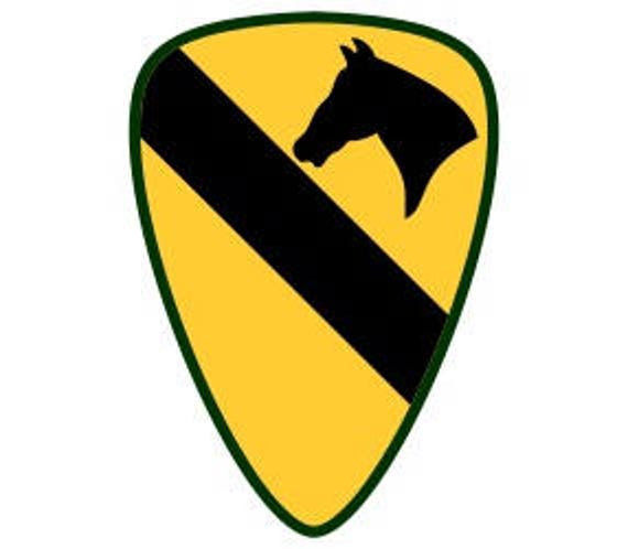 US Army 1st Cavalry Division Patch Vector Files Dxf Eps Svg | Etsy