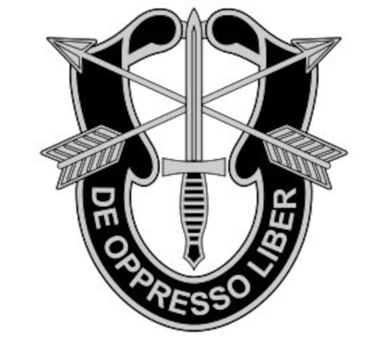 Us Army Unit Crest Special Forces Vector Files Dxf Eps Svg Us Army