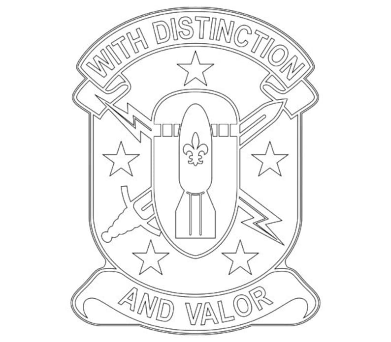 US Army 71st Ordnance Group Unit Crest Vector Files dxf eps | Etsy