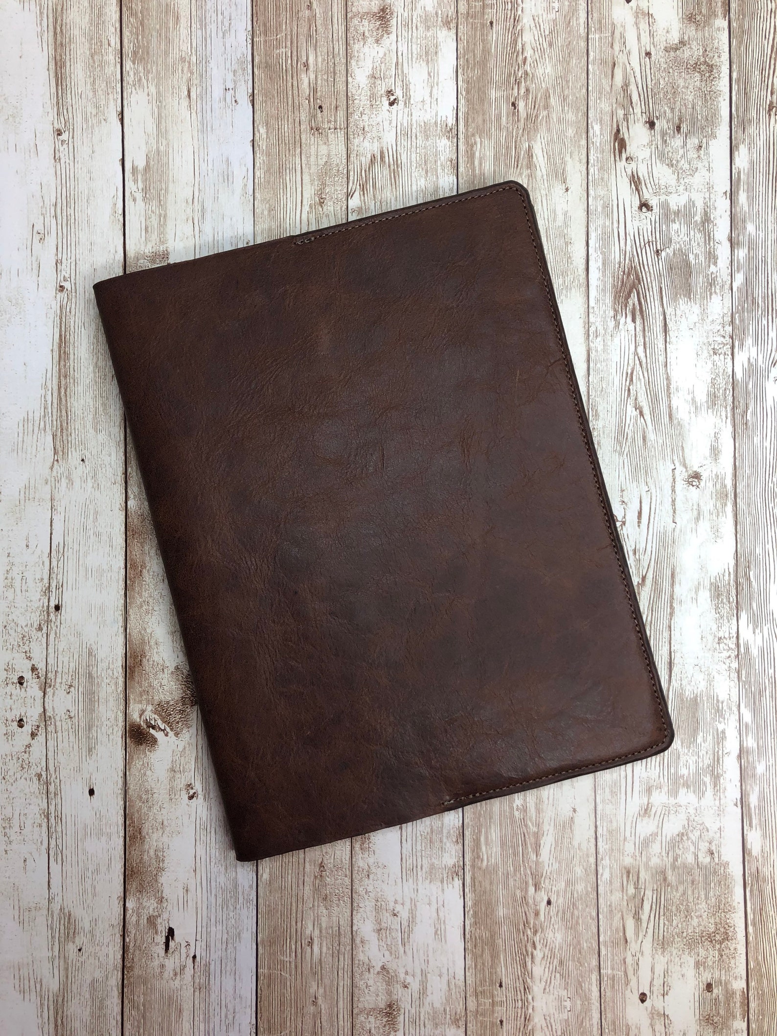 Composition Notebook Leather Cover Personalized Refillable | Etsy