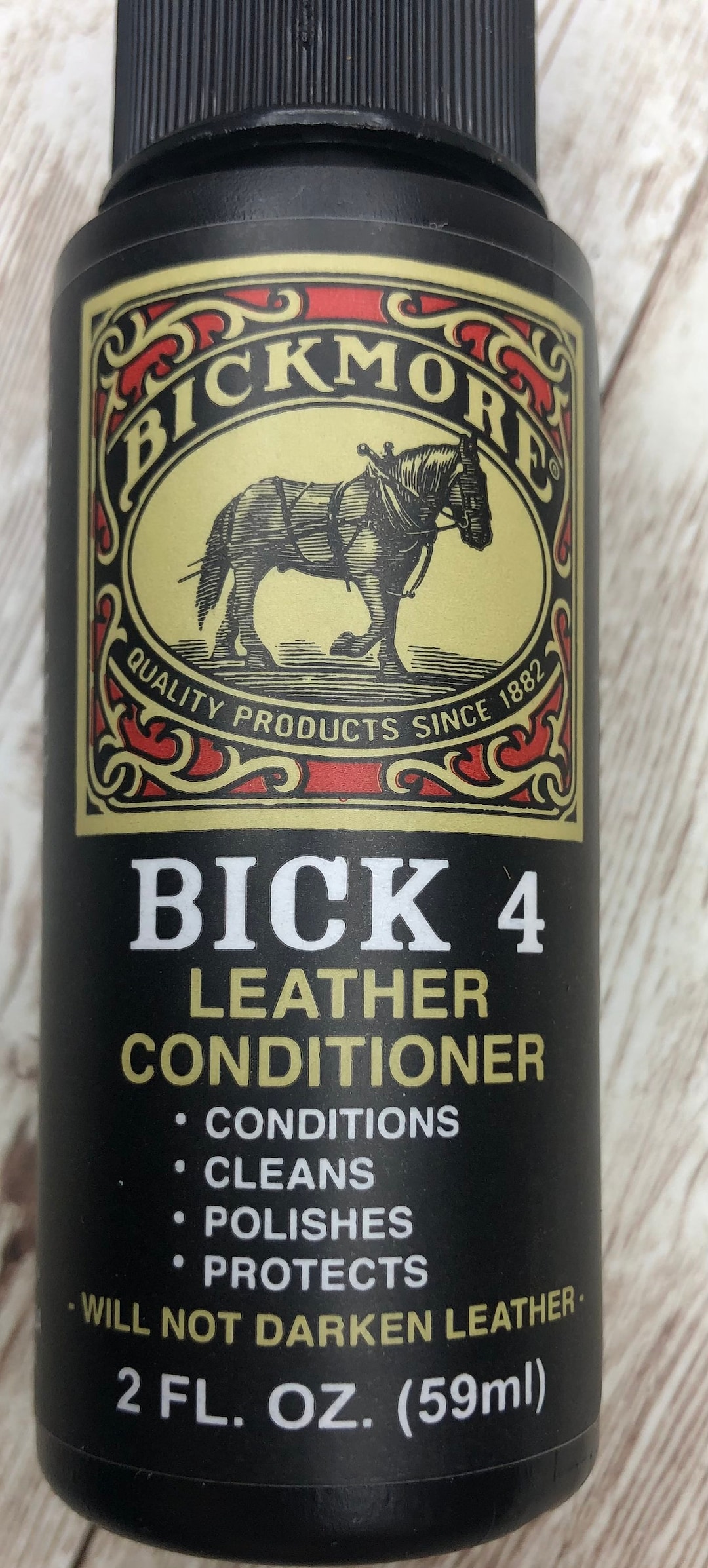 Bick 4 Leather Conditioner 2 Ounce, Leather Treatment, Leather Cleaner ...