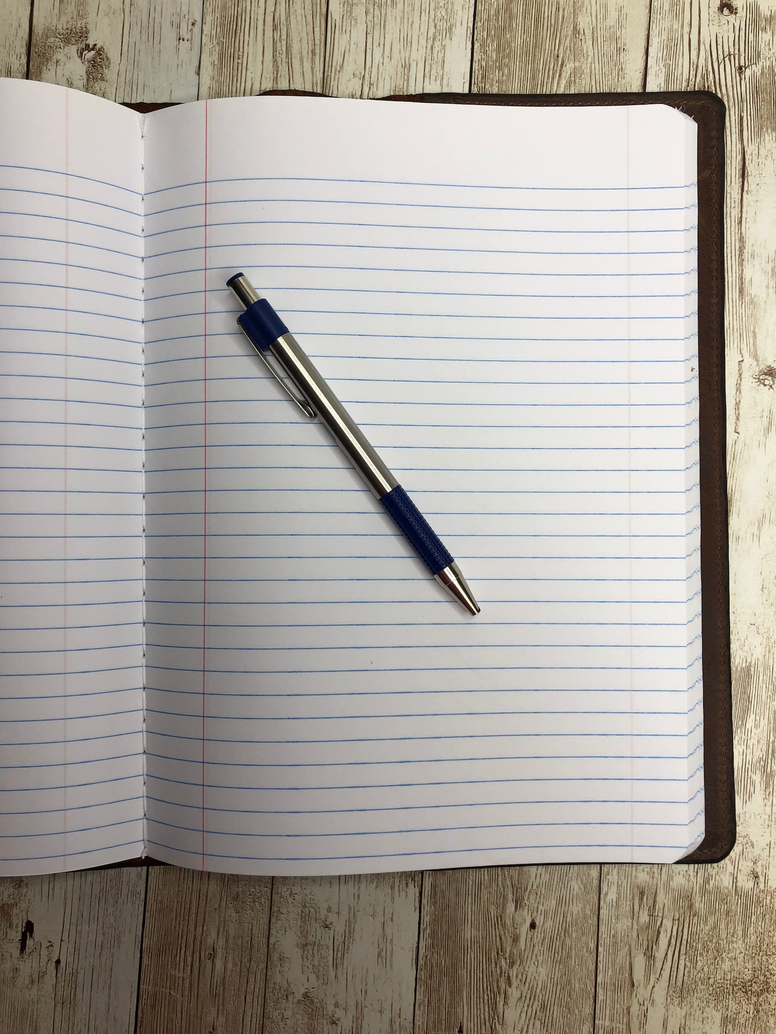 Composition Notebook Leather Cover Personalized Refillable | Etsy