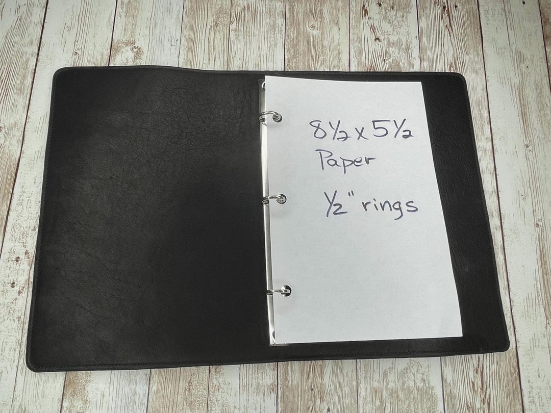 Full Grain Leather Sermon Notebook: 3-ring Binder, Pastor Gift - Etsy