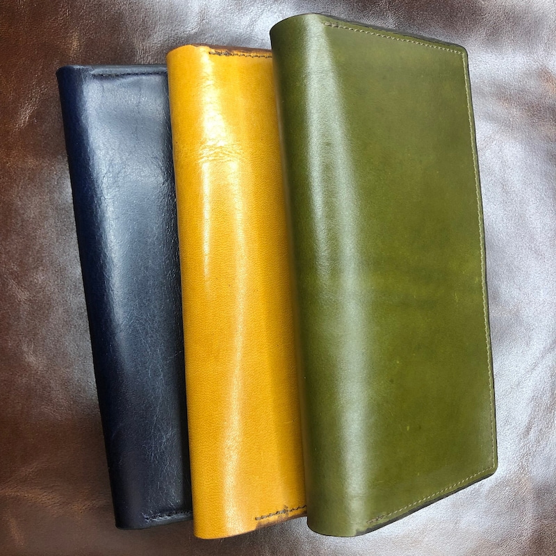 Leather Checkbook Cover - Etsy
