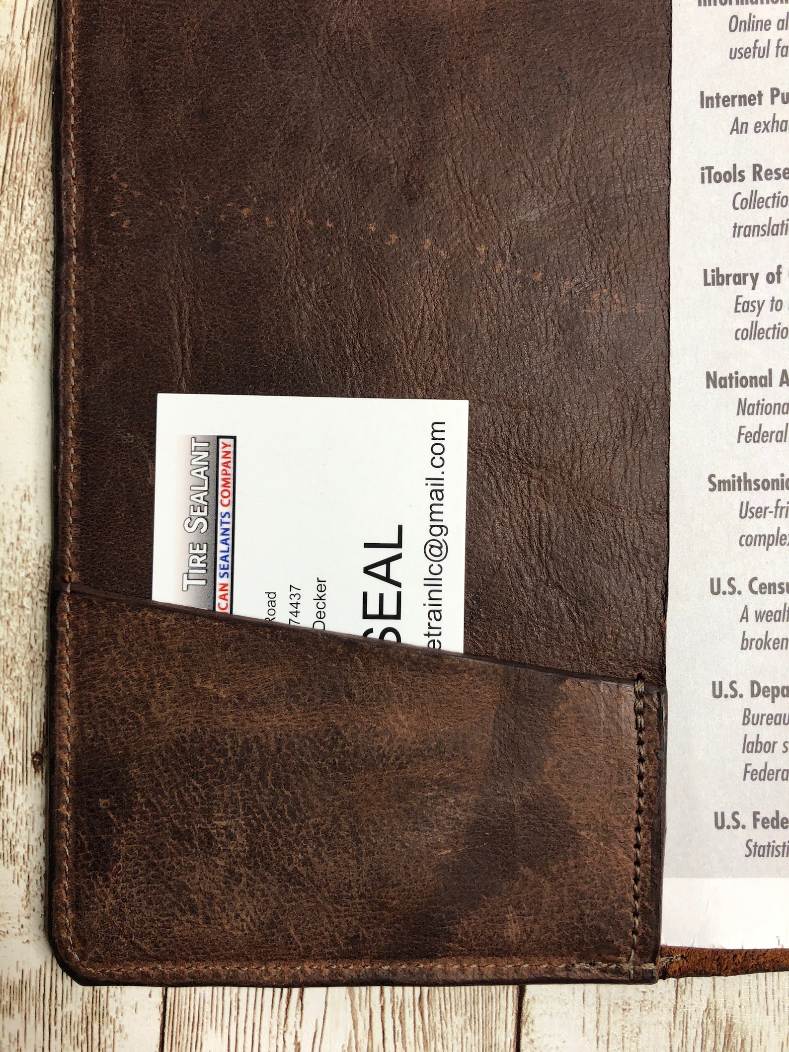 Composition Notebook Leather Cover Personalized Refillable - Etsy