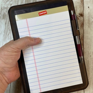 Personalized Leather Clipboard: No Clip, Laser Engraved Gift - Etsy