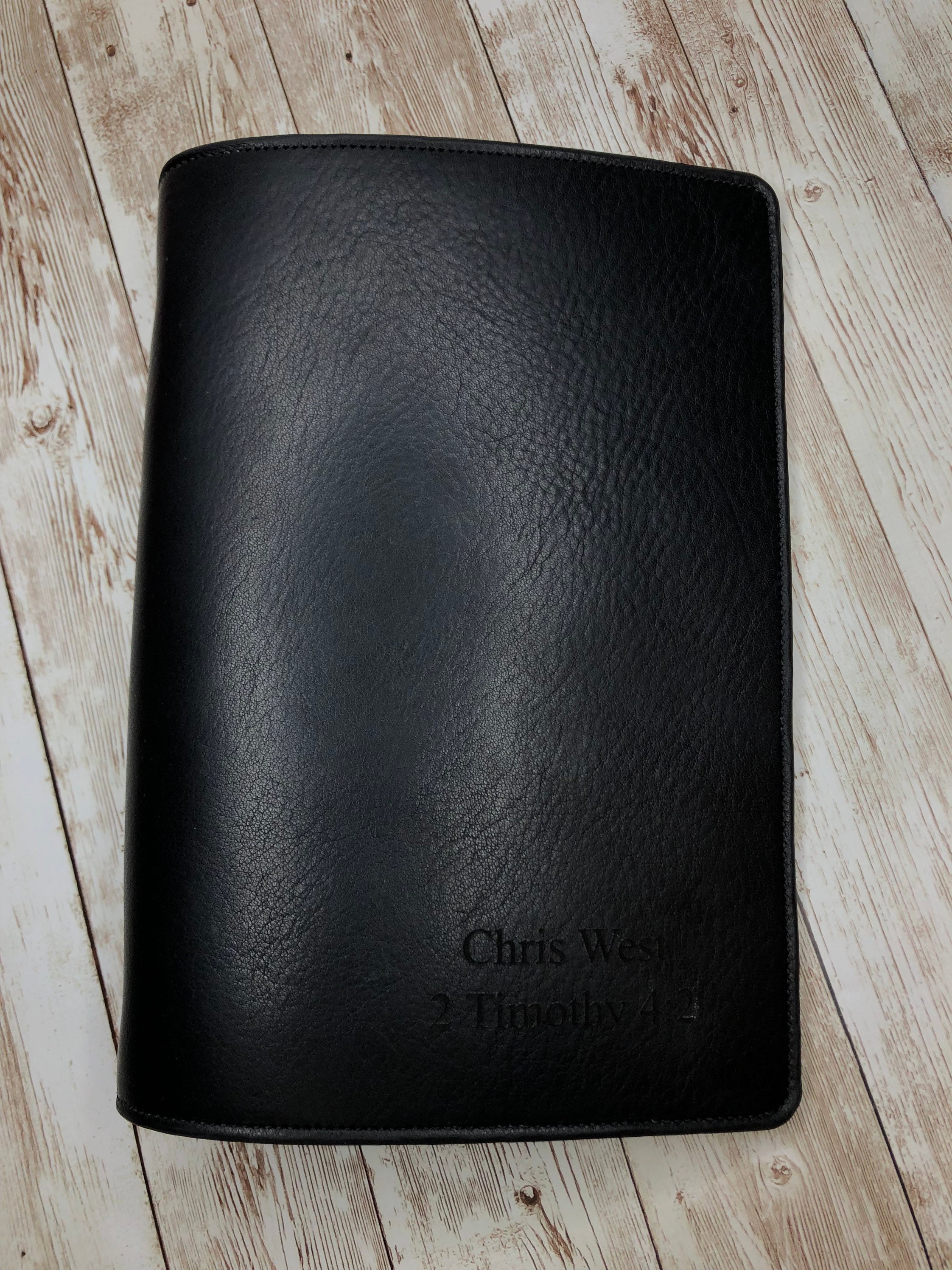 Full Grain Leather Sermon Notebook: 3-ring Binder, Pastor Gift - Etsy
