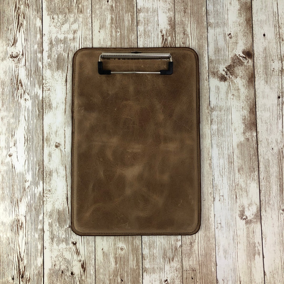 Leather Covered Clipboard, Personalized Clipboard, Personalized Gift ...