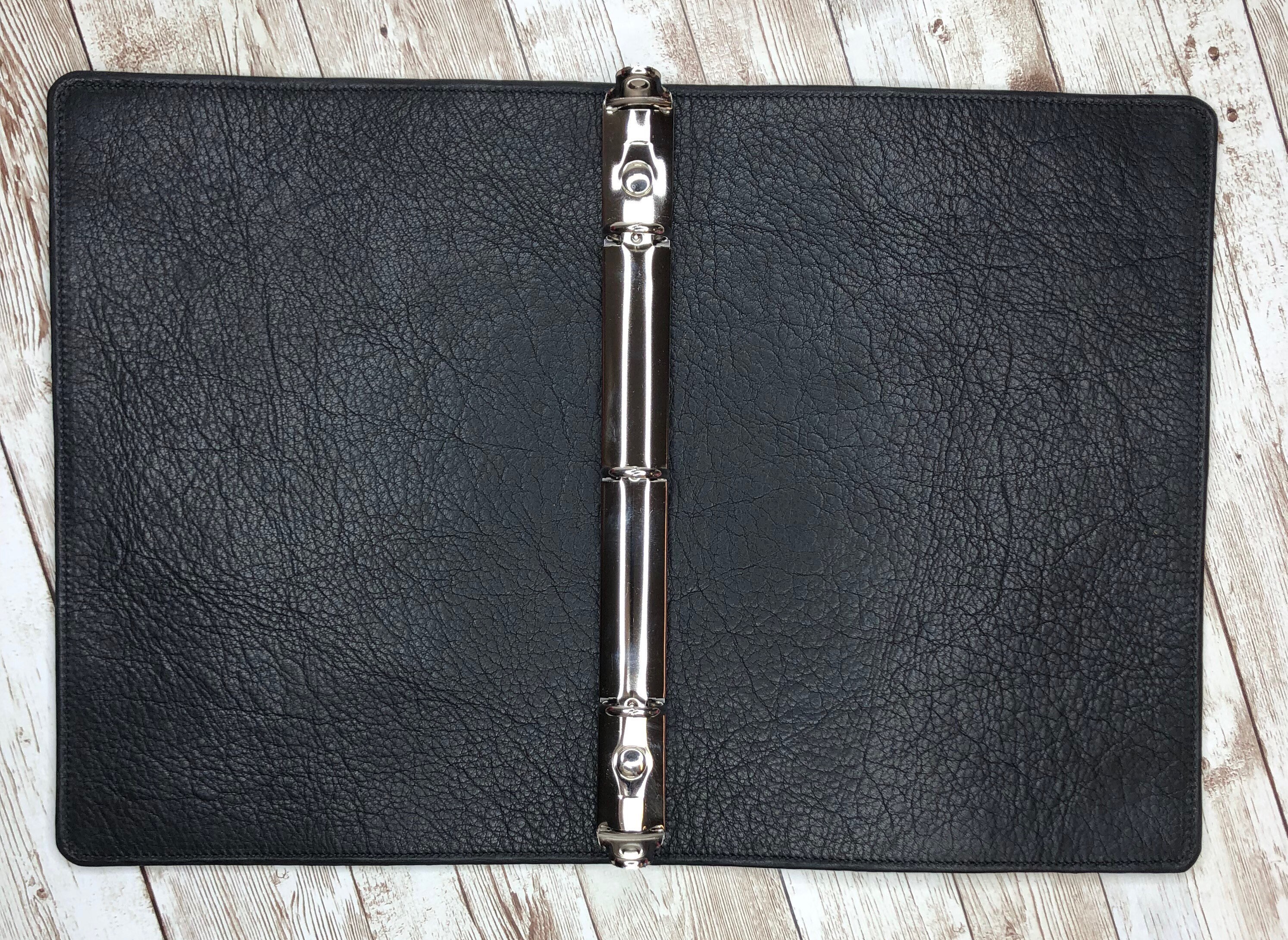 Full Grain Leather Sermon Notebook: 3-ring Binder, Pastor Gift - Etsy