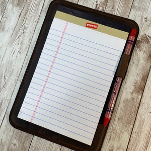 No Clip Leather Covered, Clipless Clipboard, Personalized Clipboard ...