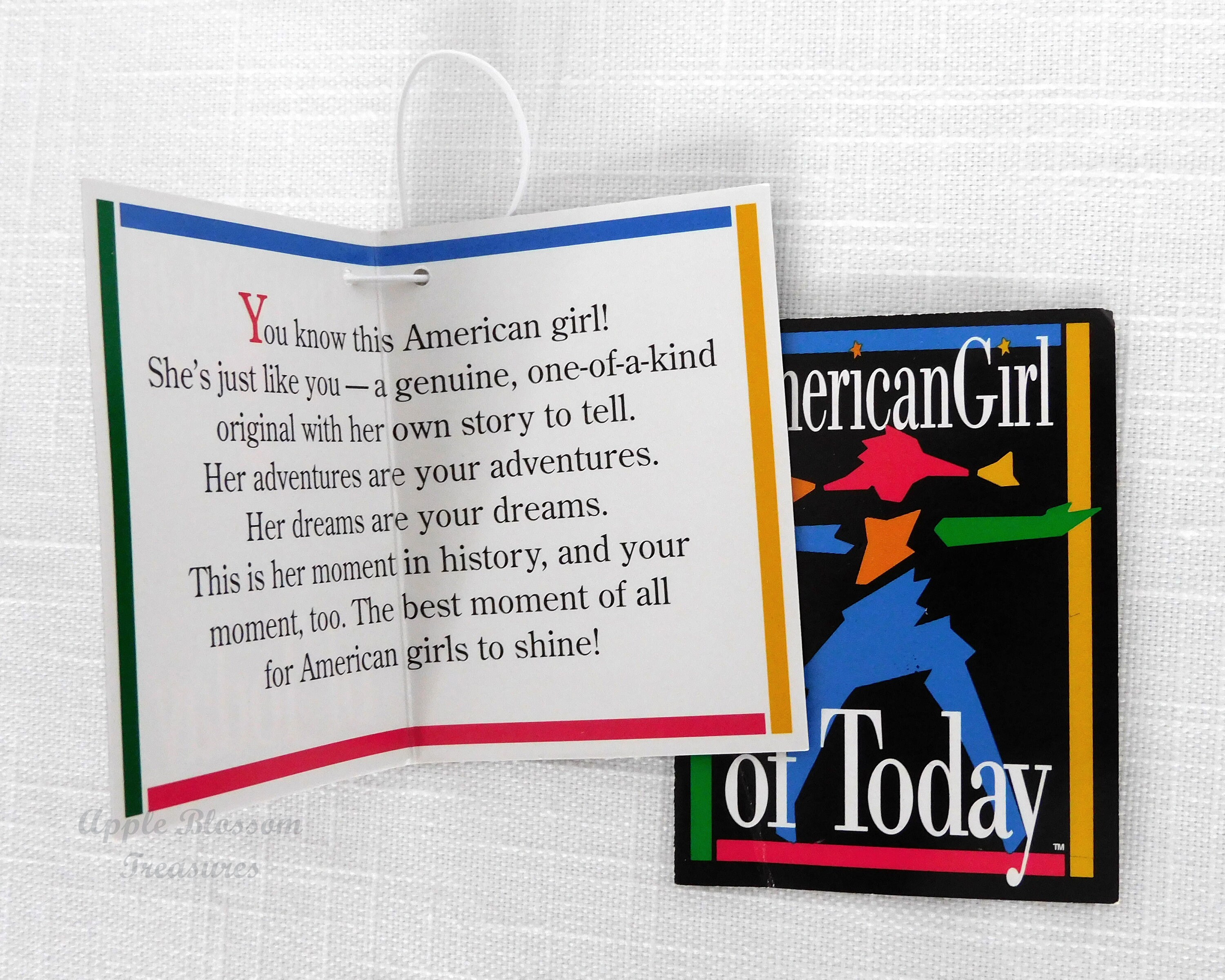 American Girl Pleasant Company Lof of 7 Mini Grin Pin Cards Retired ...