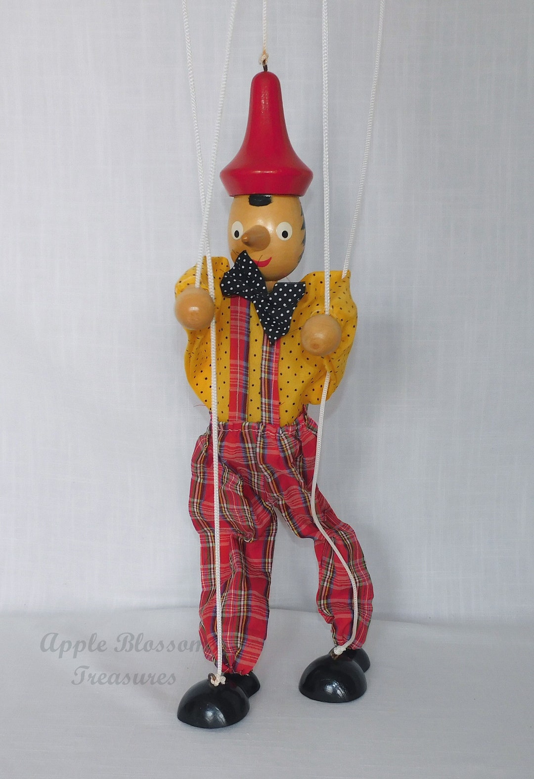 Vintage Wooden Pinocchio String Puppet Marionette 19 - Etsy
