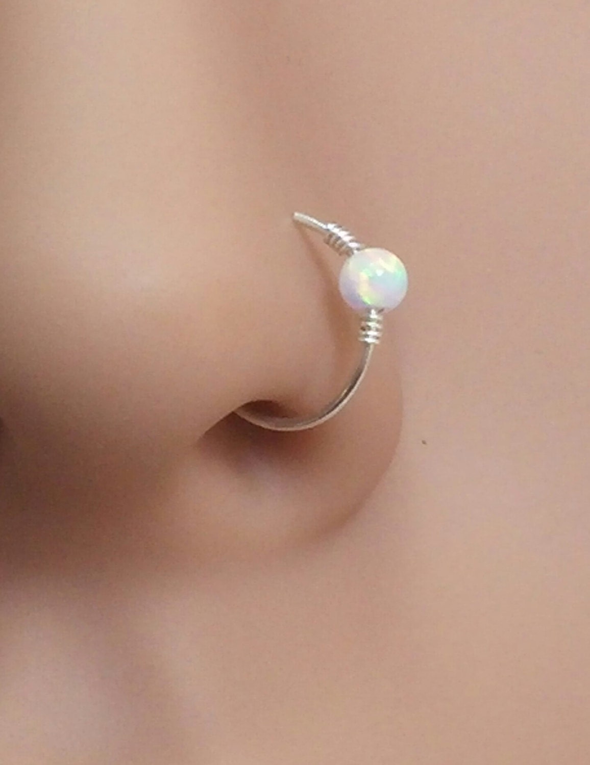 Fake Nose Ring Fake Nose Piercing Fake Nose Hoop Nose | Etsy